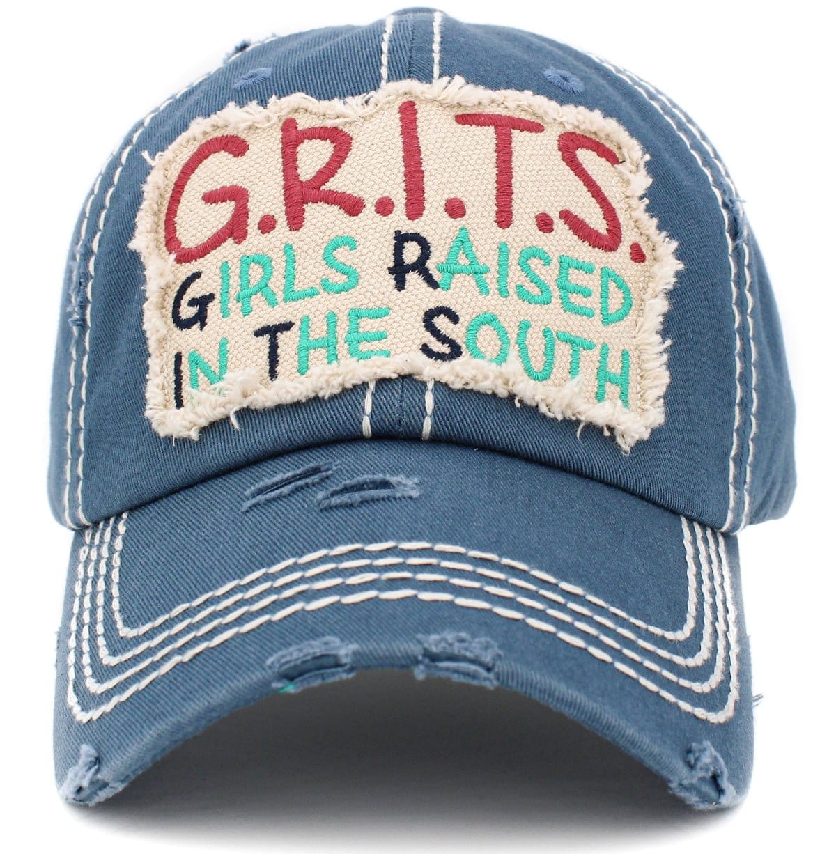 KBV1413 "Grits" Vintage Distressed Cotton Cap